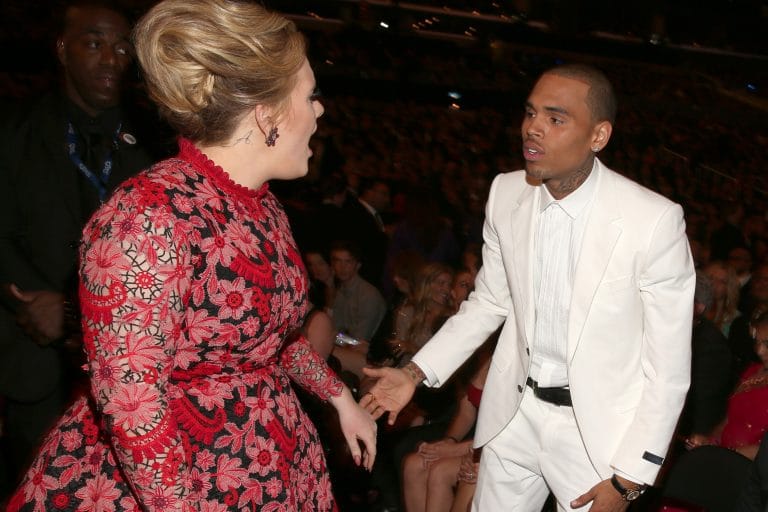 Läuft da etwas zwischen Chris Brown und Adele?