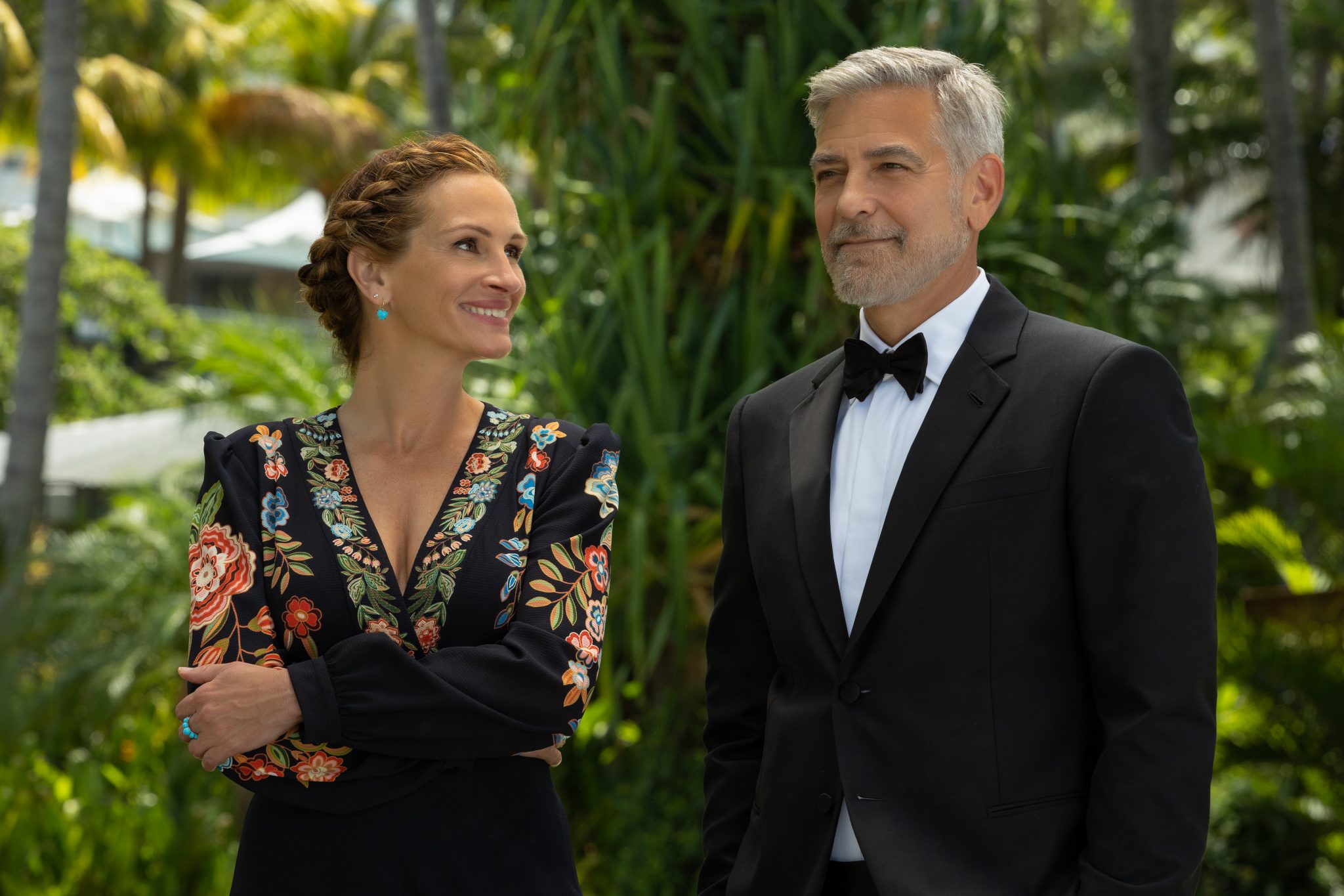 "Ticket ins Paradies": Julia Roberts und George Clooney starten die Rom ...